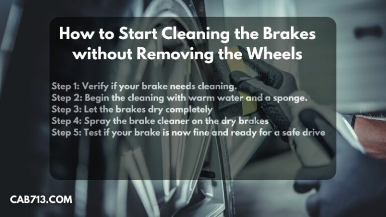 How To Remove Rust From Brake Rotors Without Removing Wheel